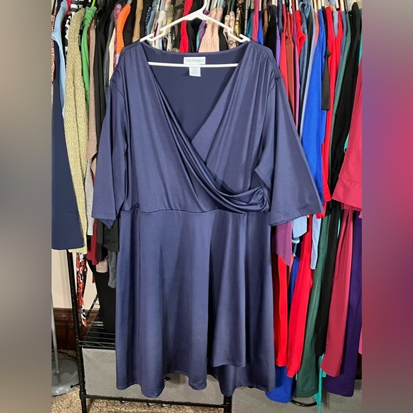 The Paragon | Dresses | The Paragon 2x Blue Crossover Dress Formal ...